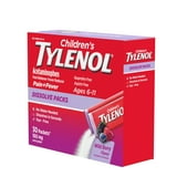 Children's Tylenol Acetaminophen Dissolve Packets, Wild Berry, 30 ct ...