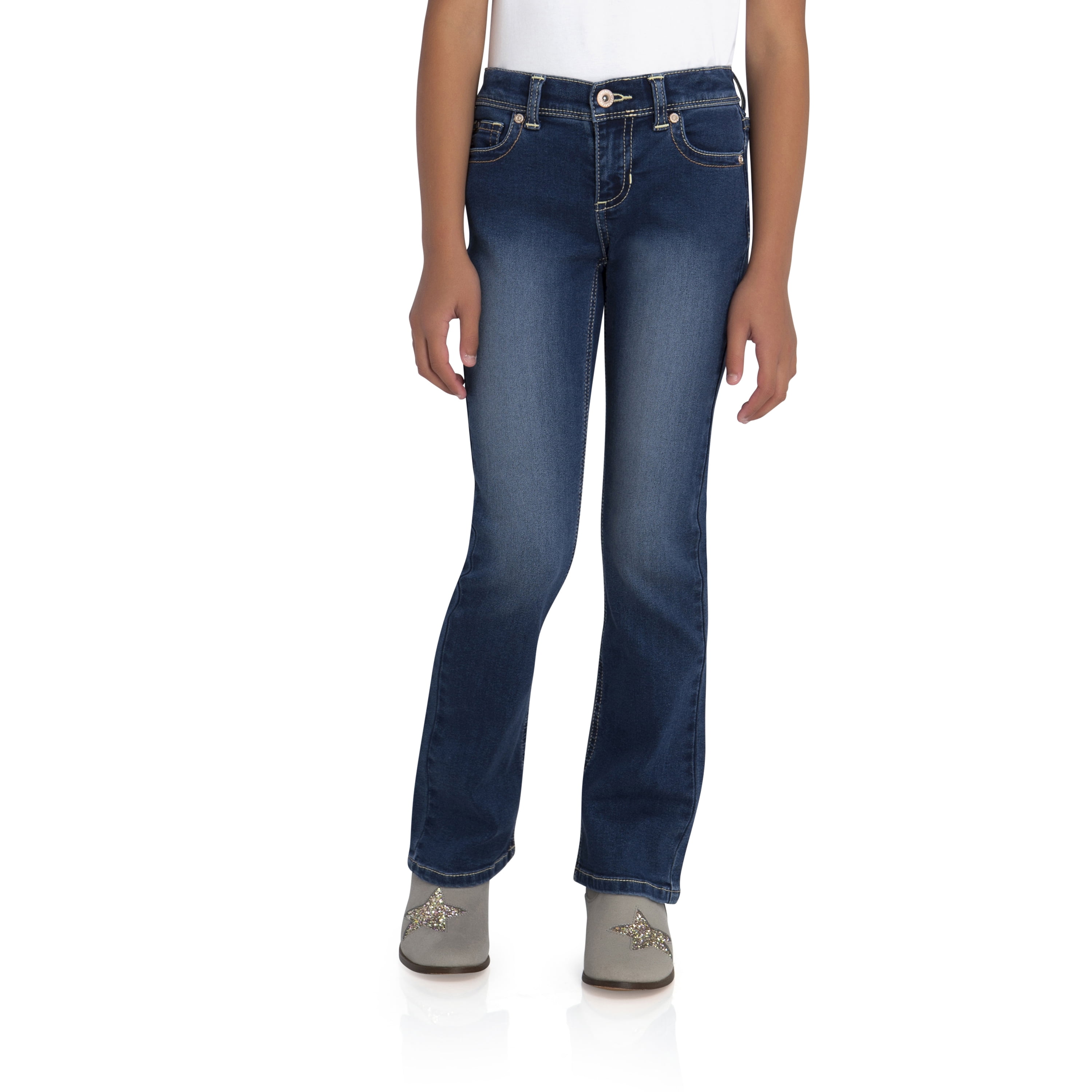 Jordache - Jordache Girl's Bootcut Jean, Regular Fit - Walmart.com ...