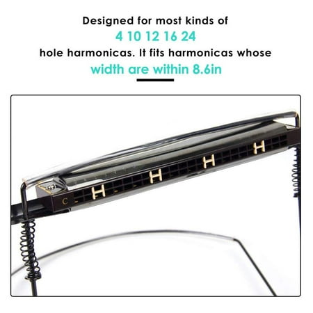 Harmonica Holder Adjustable Harmonica Neck Rack Mouth Organ Stand ...