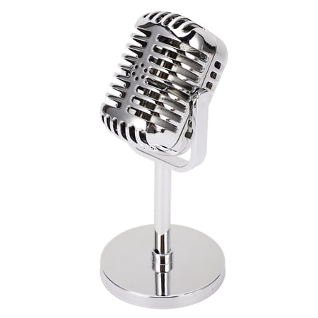 Classic Microphone Props Model Vintage Microphone Stage Table Decor ...