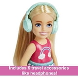 Barbie Chelsea Doll and Accessories, Small Doll Travel Set with Puppy ...