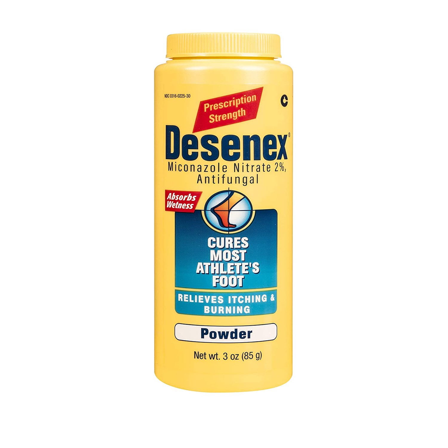 Desenex Athlete's Foot Shake Powder, 2% Miconazole Nitrate, 3 oz ...