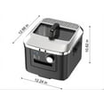 Free Shipping! Mainstays 4L Electric Deep Fryer Matte Black with ...