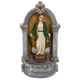Design Toscano Virgin Mary of The Miraculous Medal Italian-Style Font ...