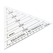 Marti Michell 60 Degree Triangle Ruler, 2-Inch to 6-Inch - Walmart.com