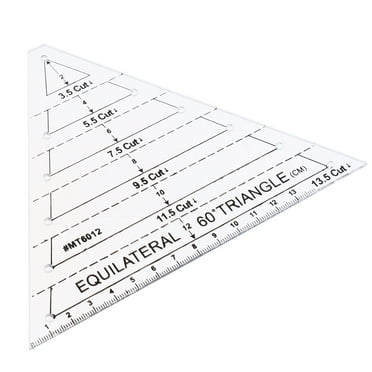 Marti Michell 60 Degree Triangle Ruler, 2-Inch to 6-Inch - Walmart.com