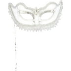 White Bunny Mask Adult Halloween Accessory - Walmart.com