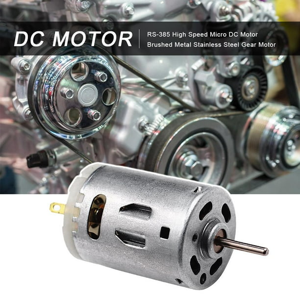 DC Motor DC Motor de cepillo de carbono DC 12V con equipo de ...