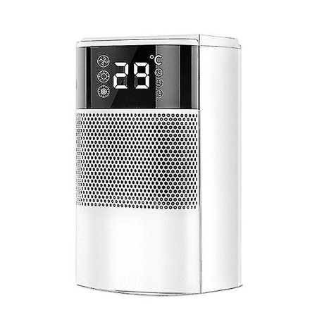 Electric Heater Small Space Heater Led Digital Display Desktop Heating ...