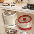 Large Capacity Rice Canister Featuring Easy Open Lid For Access ...