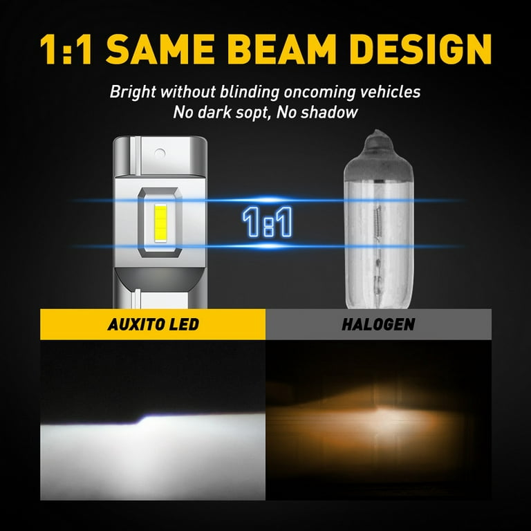 Db Legends A Pair 9006 80W LED Car Fog Light 6500K Cool White Color For ...