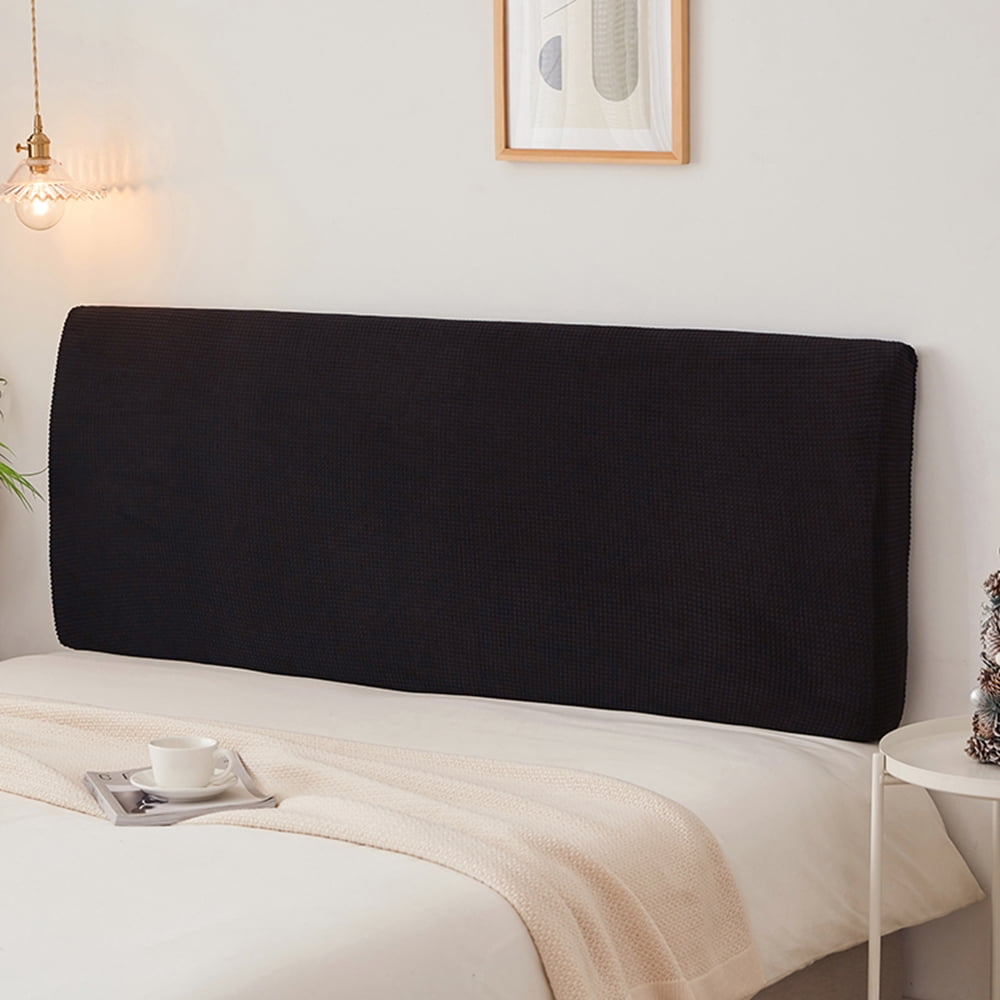 DYstyle Stretch Textured Plaid Bed Headboard Slipcover - Walmart.com