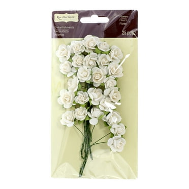 12 Packs: 120 ct. (1,440 total) Pink Paper Flowers by Recollections ...