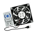 80mm USB Quiet Cabinets Cooling Fan With 0-60℃ Temperature Control ...