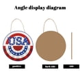 250th Anniversary Independence Day Patriotic Welcome Wooden Door Signs ...