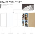 12x16 Picture Frame 5x7 Collage Picture Frame Displays Four 5x7 inch ...