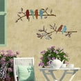 1 Set Metal Birds Wall Art Decoration, Wall Art for Living Room, Long ...