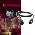 WE-POLUJ Lightweight MIDI5Pin DIN Connectors Cable Male to Female Din ...