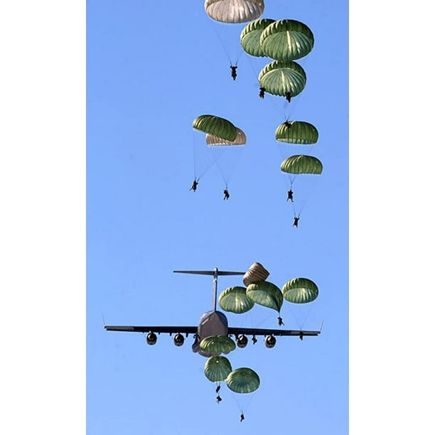 Iconic Arts Laminated 24x40 inches Poster: Parachutes Parachutists ...