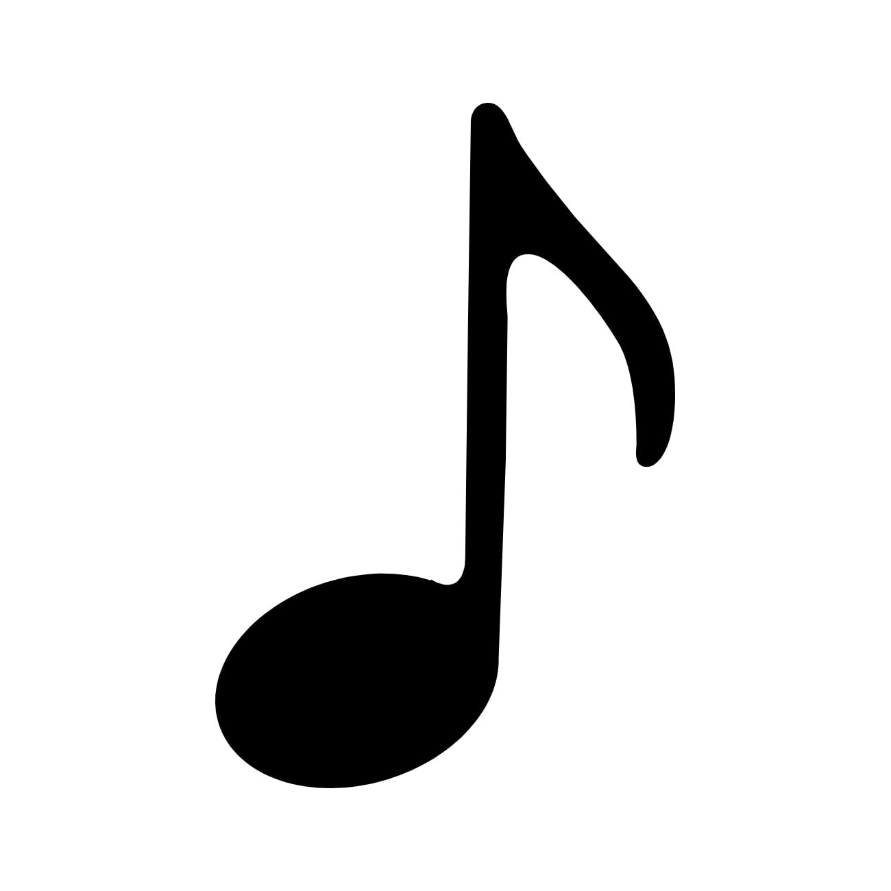 Music Note Sticker Decal Die Cut - Self Adhesive Vinyl - Weatherproof ...