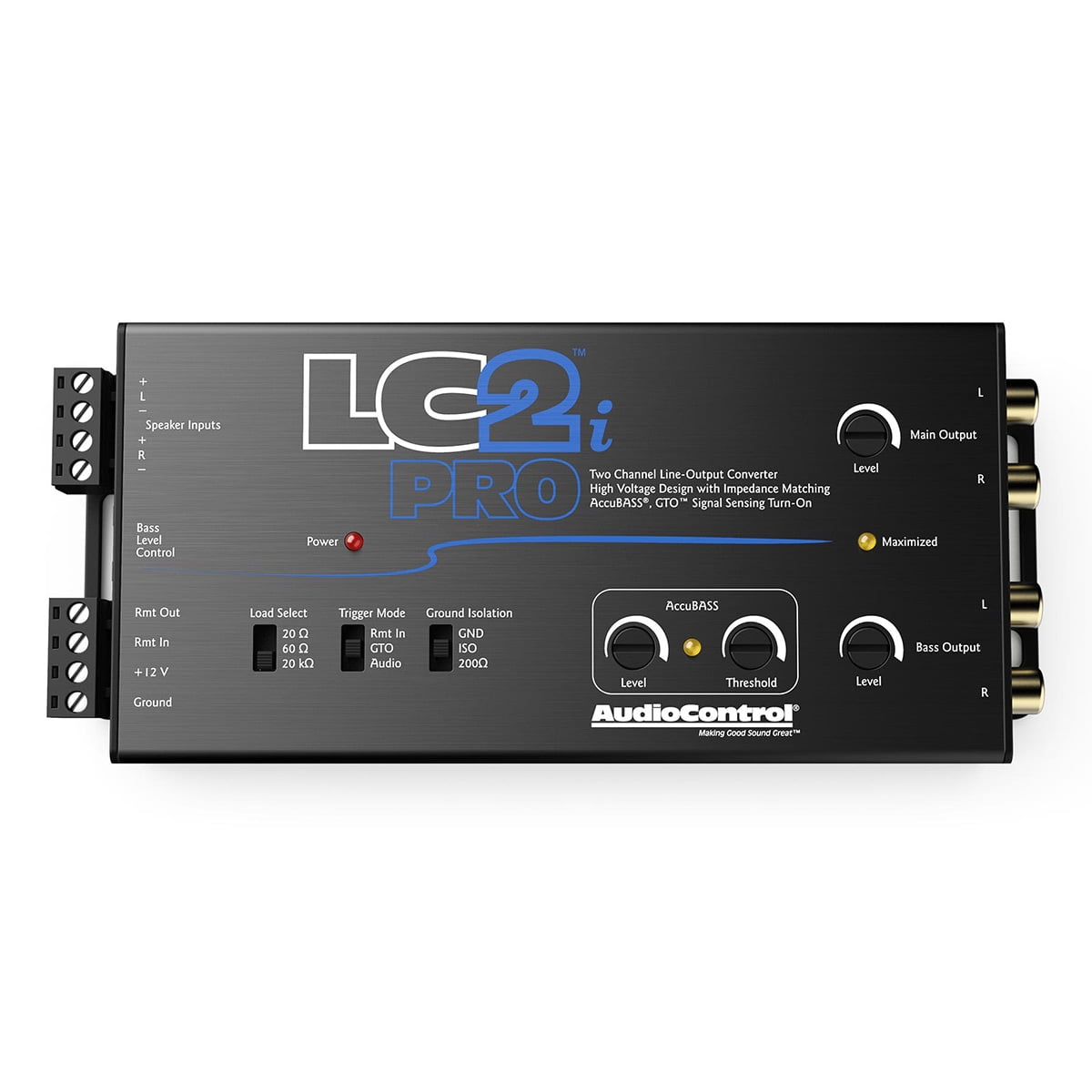 AudioControl LC2i Pro 2-Channel Line Out Converter with Accubass ...