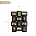 12 Opening Family Photo Frame 24x18 Black Pvc Picture Frame Photo ...