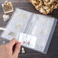 TSV Jewelry Organizer Book with 50pcs Transparent Storage Bags, Travel ...