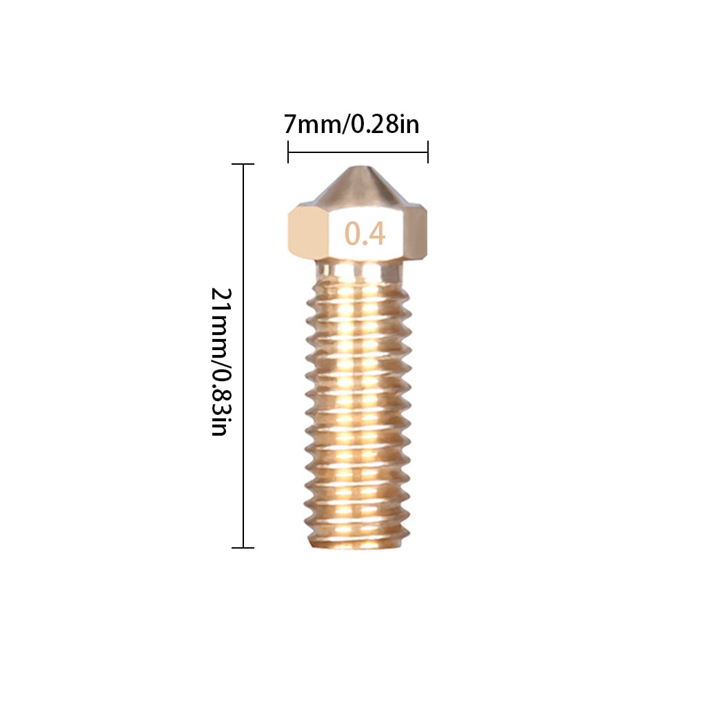 extruder nozzle 3D printer nozzle 3D printer threaded nozzle threaded ...