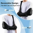 Arm Sling Shoulder Immobilizer - Medical arm sling with back belt, fits ...
