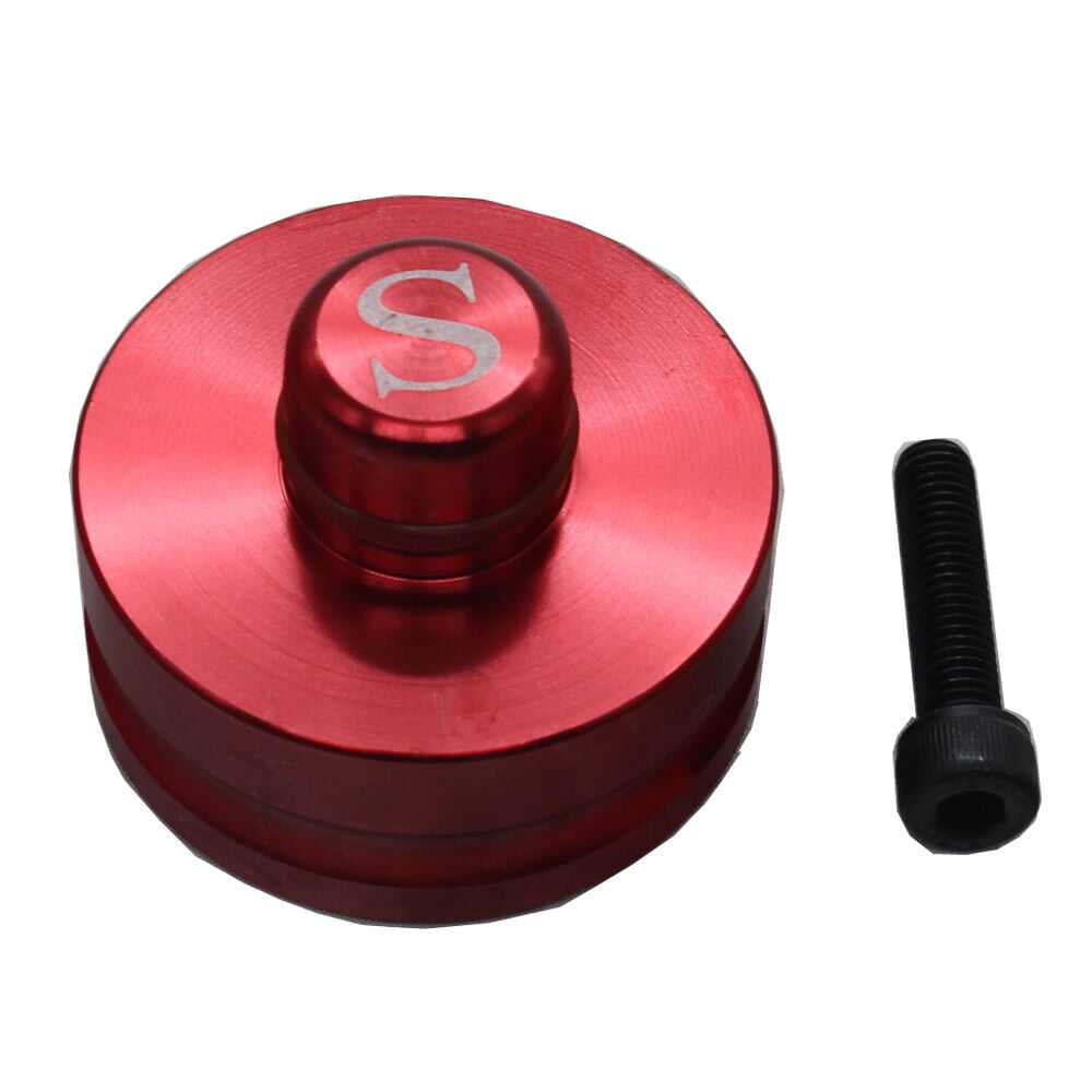 LisFaxbo Jack Lift Point Pad Adapter Tool Red Billet Aluminum Lifting ...