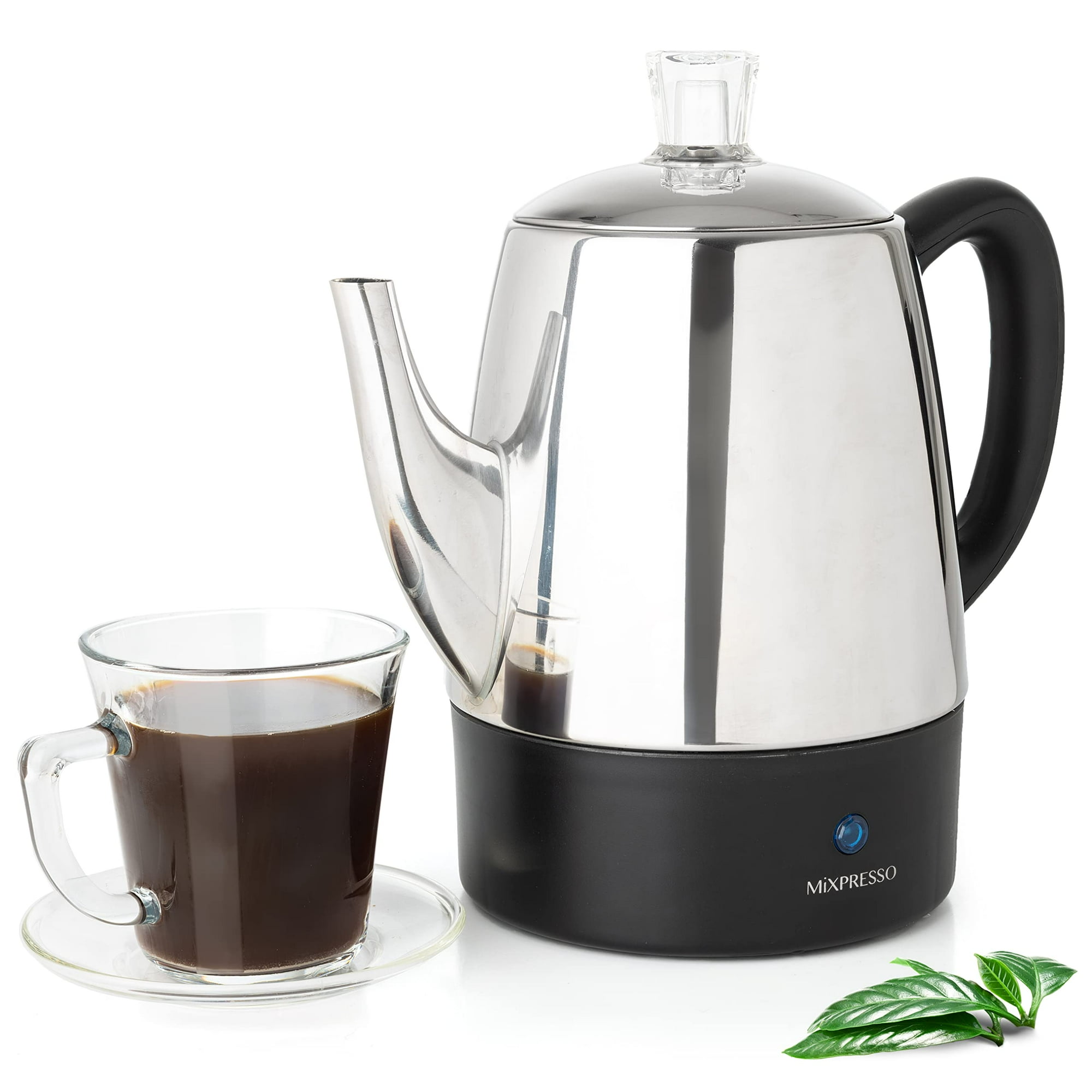 Click here for Mixpresso Small Percolator Coffee Pot Electric 4 C... prices