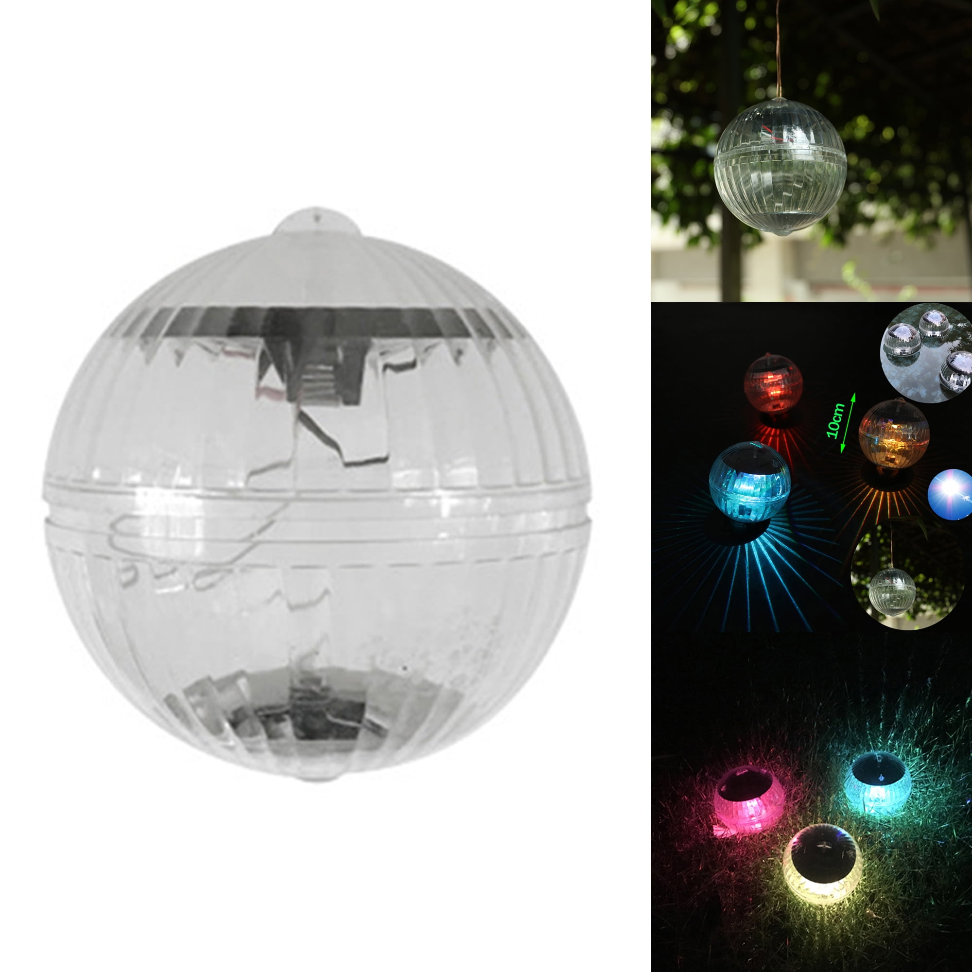 Waterproof Solar Floating Lights, LED Floating Ball Lamp Floating Pool ...