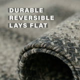 Homespice Flint Hill Country Braided Rugs 6x9' Perfect Dark Gray Rustic ...