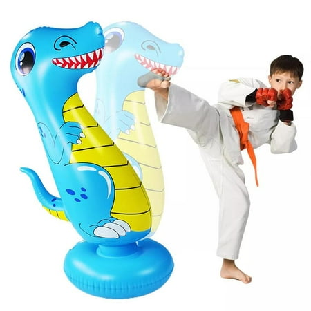 Ustyle 47 Inch Inflatable Dinosaur Punching Bag for Kids Free Standing ...
