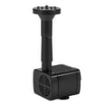 Solar Fountain, Solar Powered Bird Bath Fountains with 4 Types Nozzles ... Solar Fountain, Solar Powered Bird Bath Fountains with 4 Types Nozzles ...