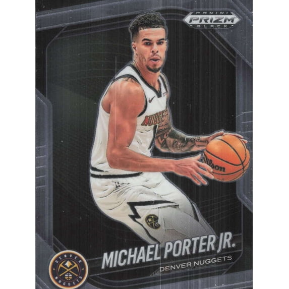 2024-25 PANINI PRIZM BLACK #40 MICHAEL PORTER JR. DENVER NUGGETS ...