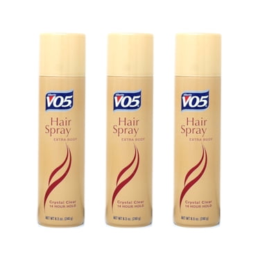 Alberto VO5 Hair Spray, Unscented Crystal Clear 14 Hour Hold, 8.5 Oz ...