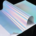 20Pieces A4 Printable Holographic Vinyl Sticker Rainbow Paper Ink Jet ...