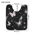 Bathroom Plush Absorbent Mat Single Square Pad 16x24Inches Bath Mat ...