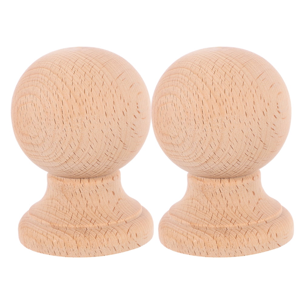 Click here for Shisuyan 2pcs Solid Wood Ball Finial Decorative Fi... prices