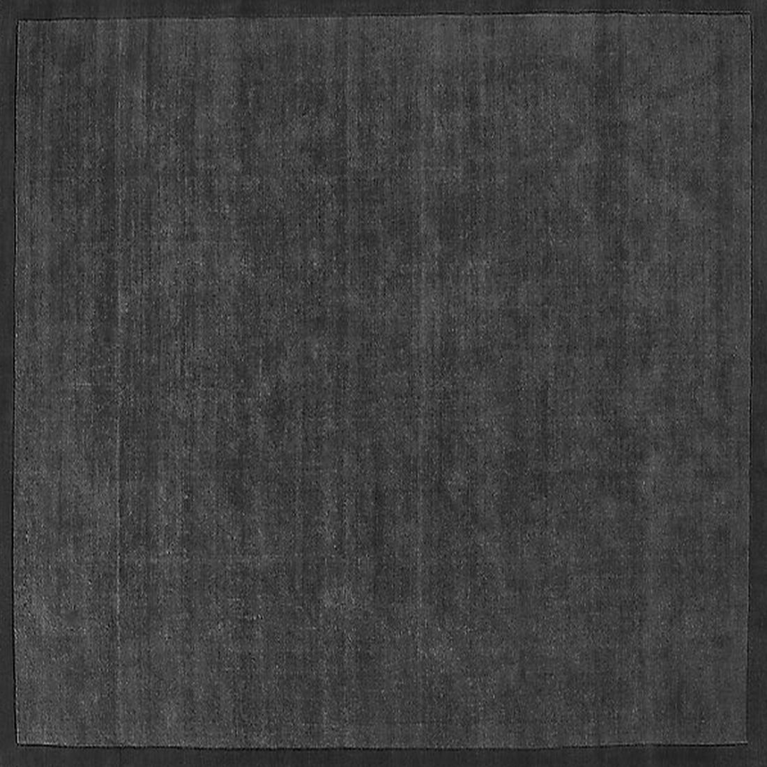 Ahgly Company Indoor Square Solid Gray Modern Area Rugs, 4' Square ...