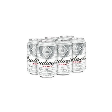 Budweiser Zero Non-Alcoholic Beer 6x355ml Cans, 0.0% Fully Brewed Non ...