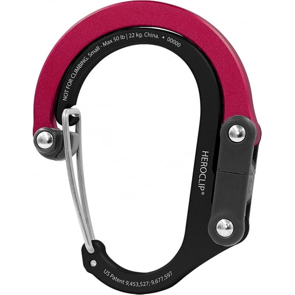 GEAR AID HEROCLIP Carabiner Clip and Hook (Small) For Purse, Stroller ...