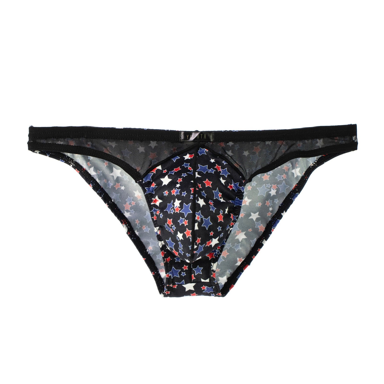 FhsagQ Underwear Mens Underwear Briefs Large Mens Star Print Briefs ...