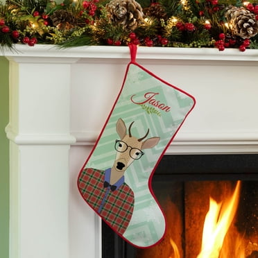 Forest Friend Personalized Christmas Stocking Available In Different ...