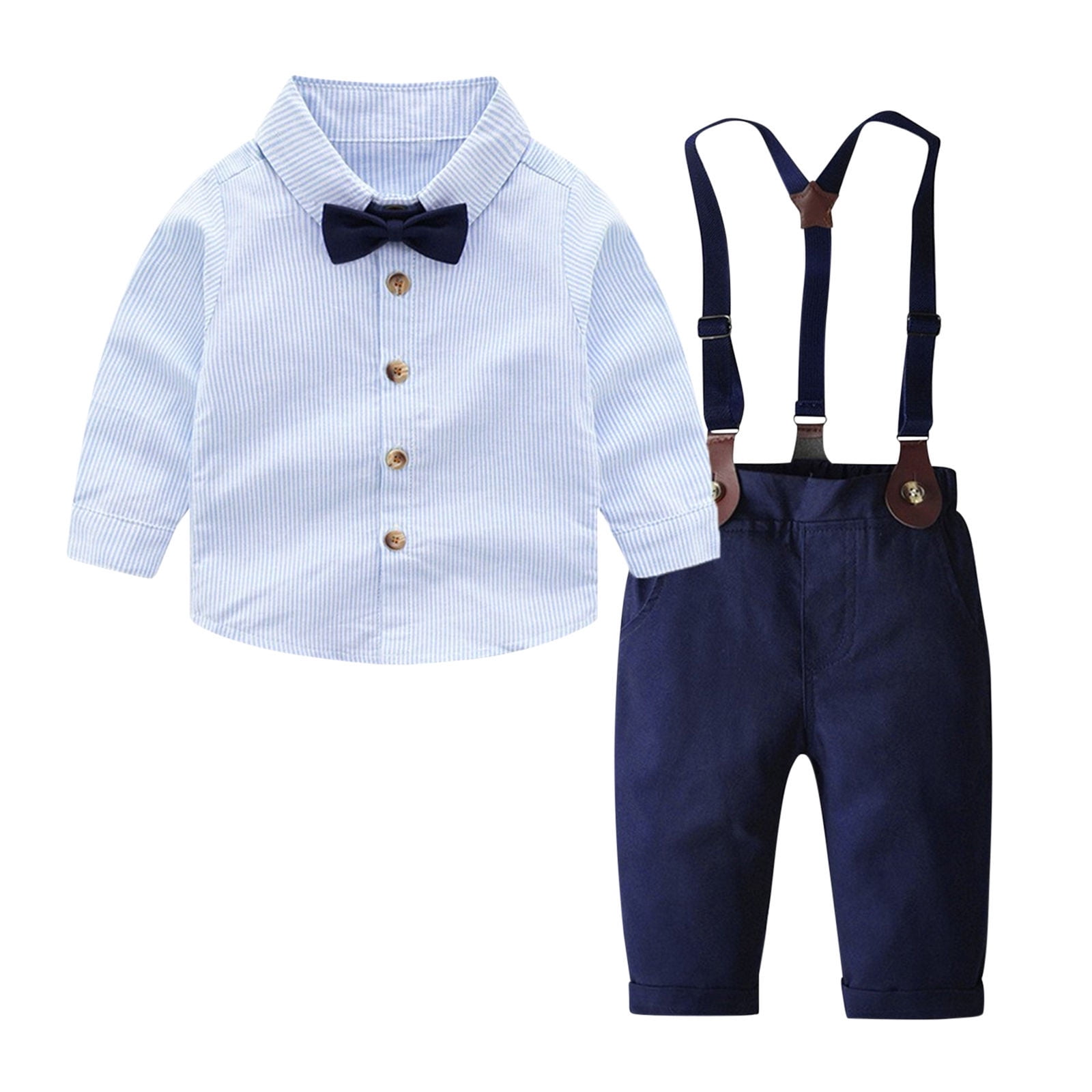Click here for Aherbiu Newborn Boy Outfits Gentleman Fall Striped... prices
