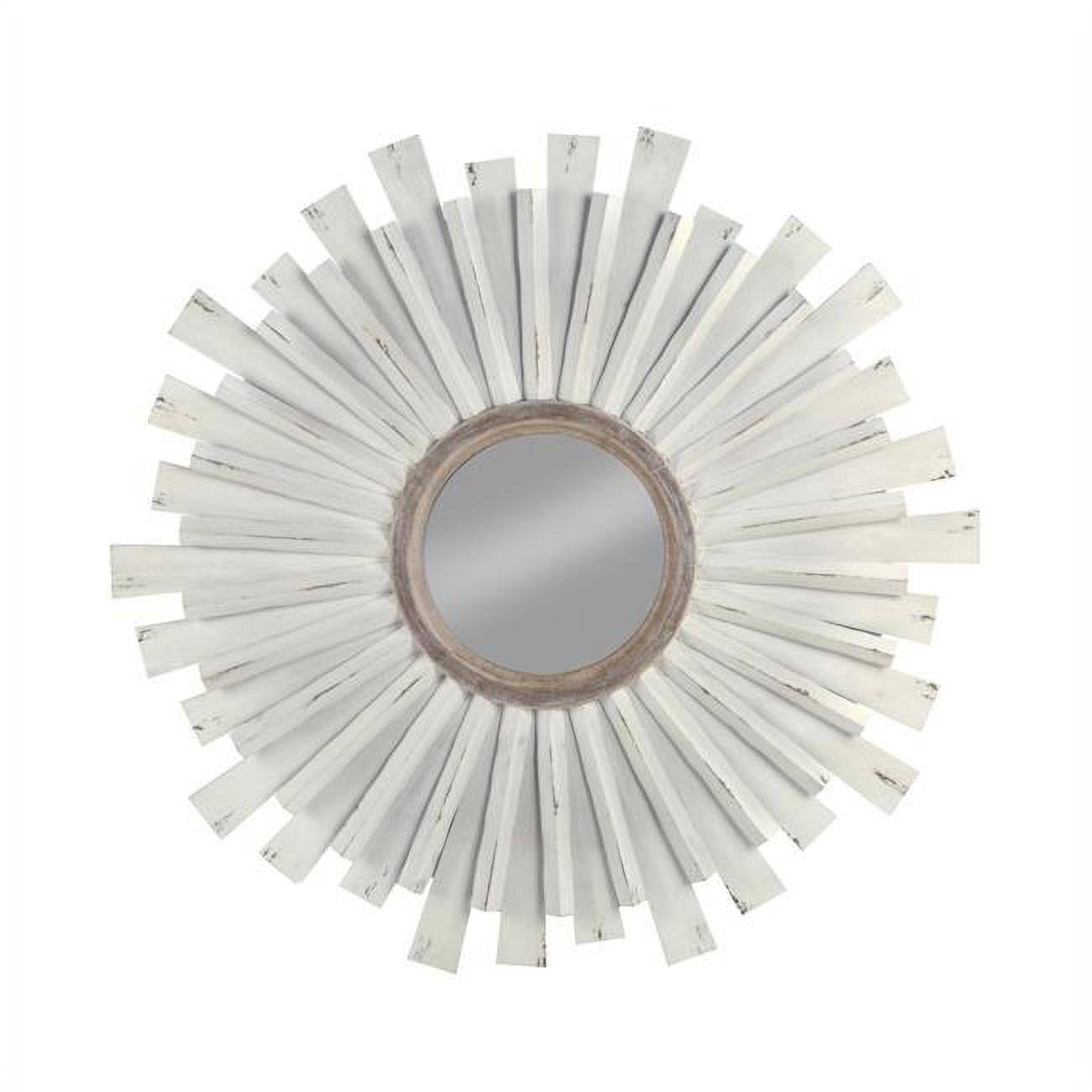 Tripar 20539 Wooden Starburst Multi Dimensional Mirror, White - Walmart.com