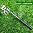 Hand Weeding Tool, 2-in-1 Garden Rake with 6-Teeth, Stainless Steel ...