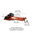 Titan Attachments Fork-Mounted Adjustable Hoist Jib Boom Crane with ...