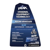 PEAK OET Asian Antifreeze/Coolant, 50/50 Prediluted Blue POAT, 400,000 ...